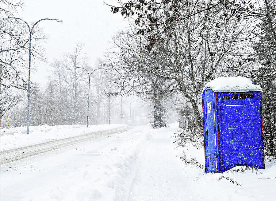 Can You Use a Porta Potty in Winter | Pioneer Potties